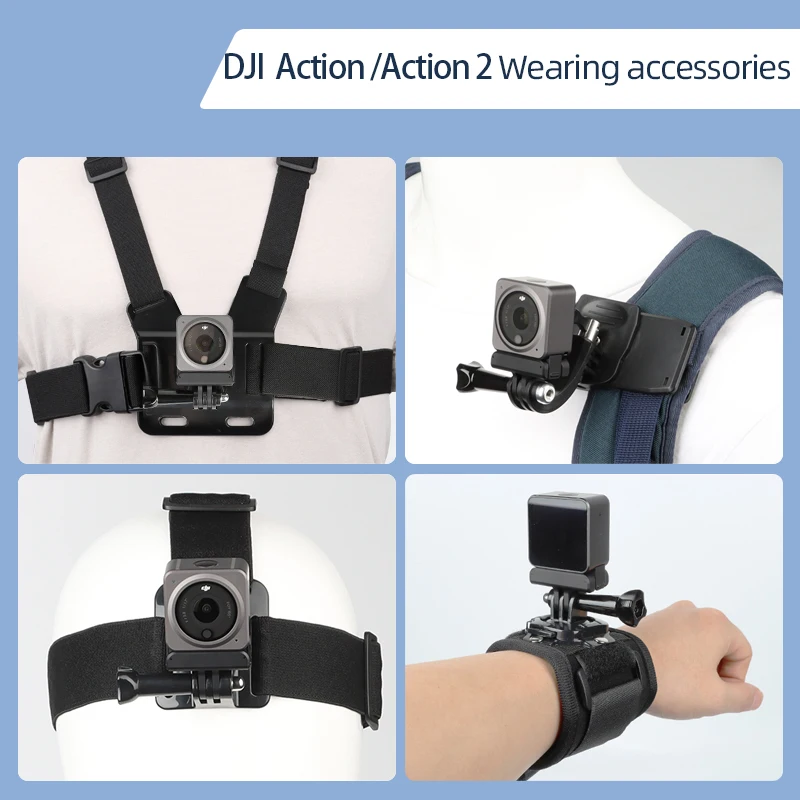 For-DJI-Action-Action-2-Camera-Accessories-Chest-Mount-Harness-Head ...