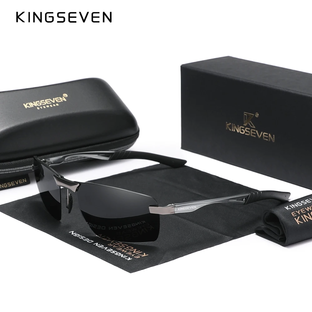 KINGSEVEN-gafas de sol polarizadas para hombre, lentes de sol con ...