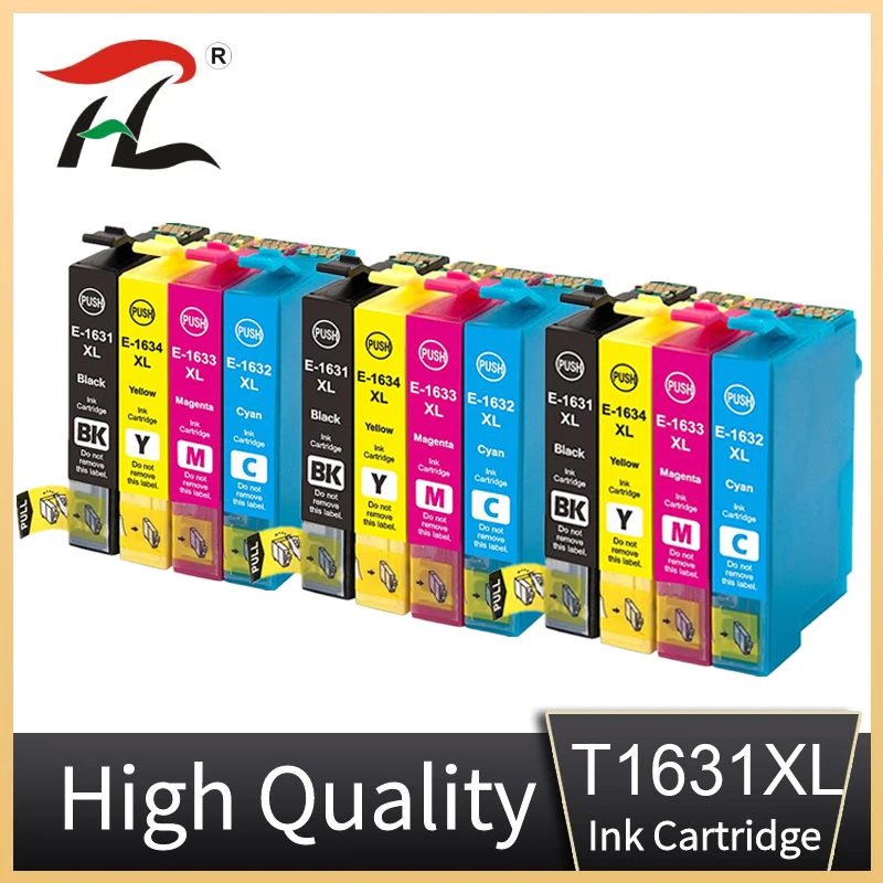 Compatible Epson 16XL T1631 1632 ink cartridge for WF 2650 WF-2630 WF ...