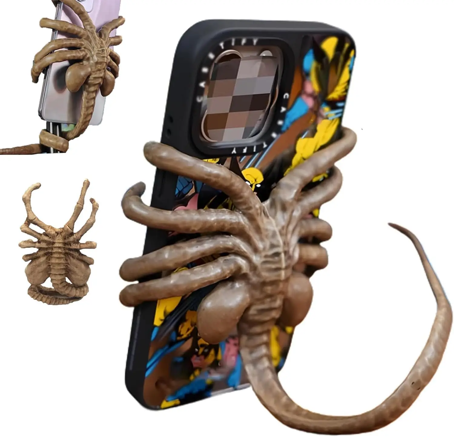 Science fiction thriller movie facehugger phone holder Halloween horror ...