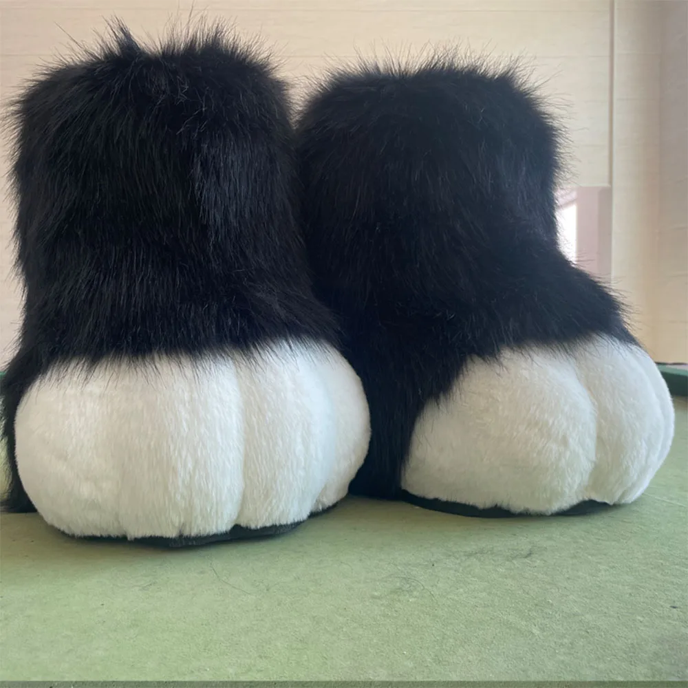 fursuit-furry-Cute-Bear-Claw-Plush-Animal-Claw-Shoes-Cosplay-Halloween ...