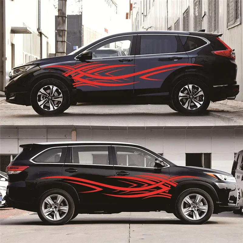 2pcs-Car-Styling-Stickers-Auto-Both-Side-Body-Personalized-Creative ...