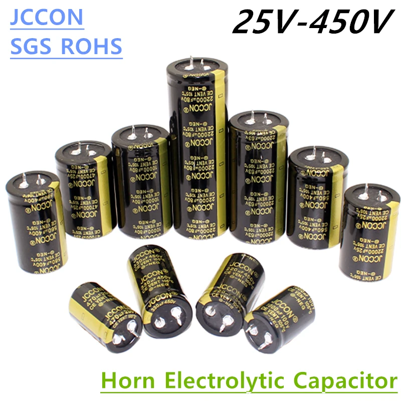 2Pcs-JCCON-Audio-Electrolytic-Capa25V-35V-63V-80V-100V-200V-250V-400V ...