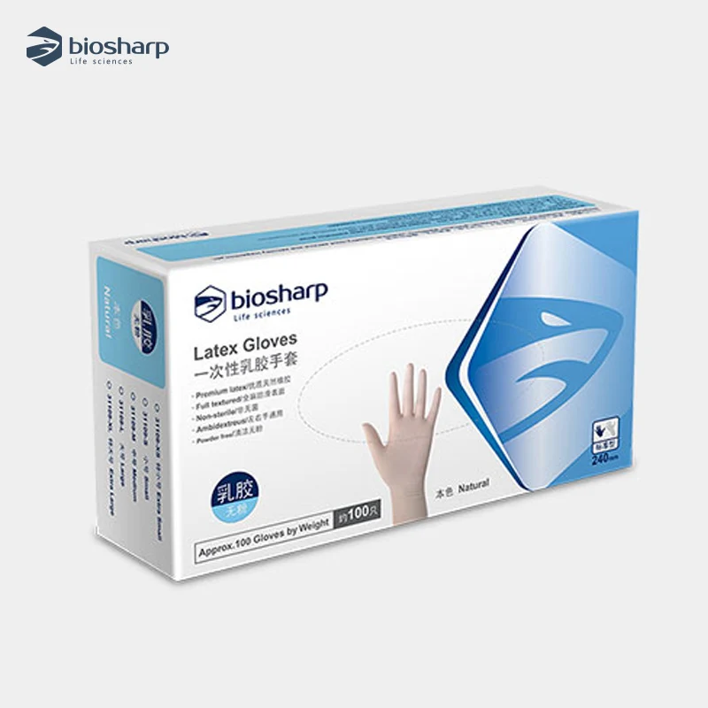 100pcs-Biosharp-Disposable-Labs-Latex-Gloves-Thickened-Durable-Plastic-Rubber-Gloves-XS-S-M-L ...