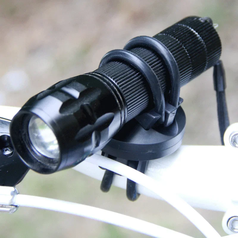 Bicycle-Light-Clip-Holder-Rotation-Handlebar-Clip-for-LED-Flashlight ...