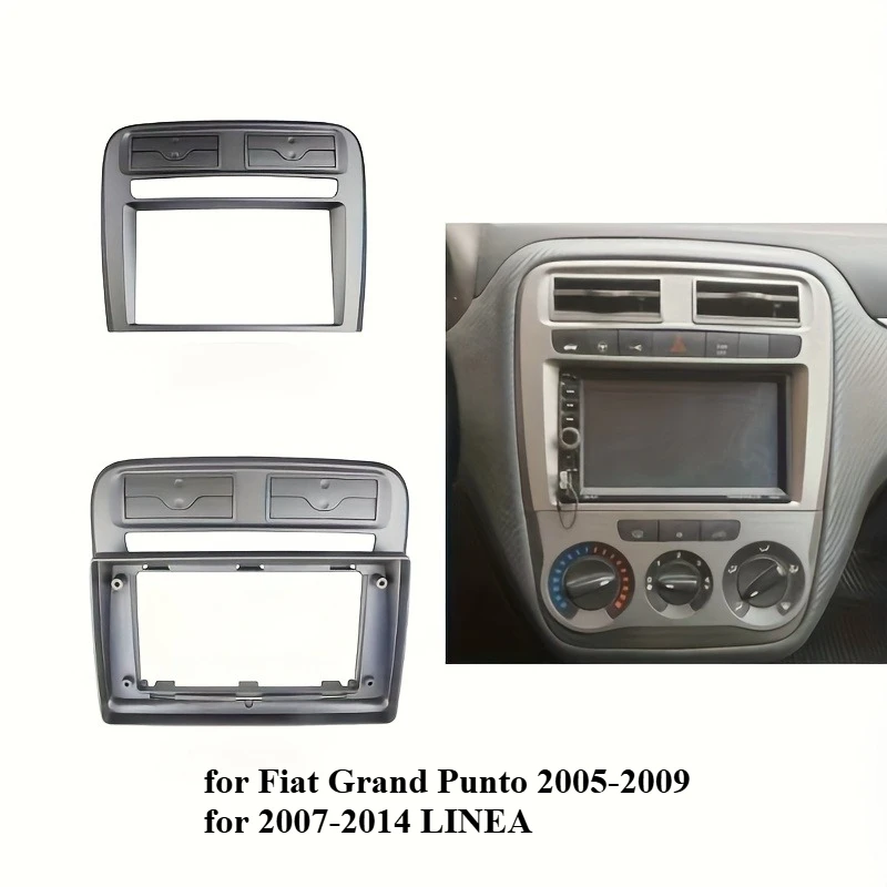 9 inch Car Radio Fascia Fit for Fiat Grand Punto 2005-2009 for 2007 ...