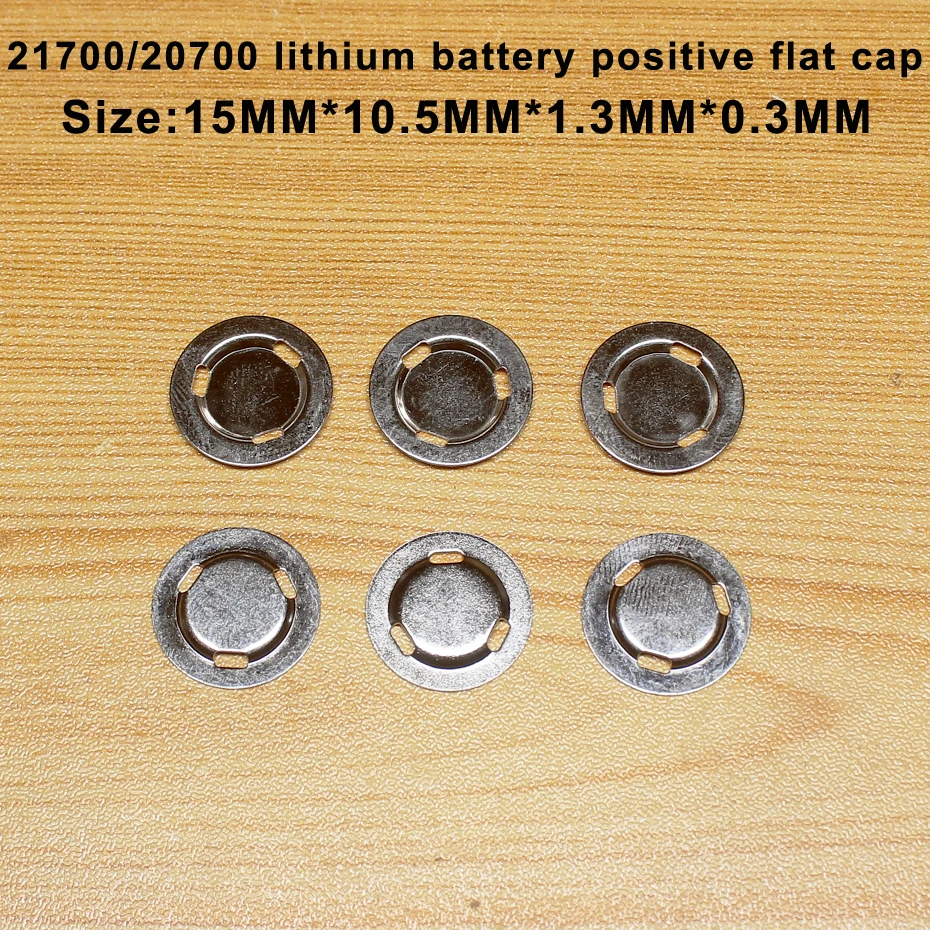 100pcs-lot-21700-Lithium-battery-can-spot-welding-positive-flat-head ...