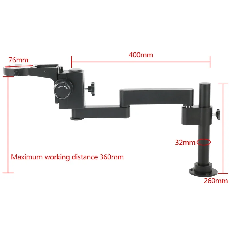 Adjustable Rotary Articulating Folding Arm 50mm 76mm Holder Desktop ...