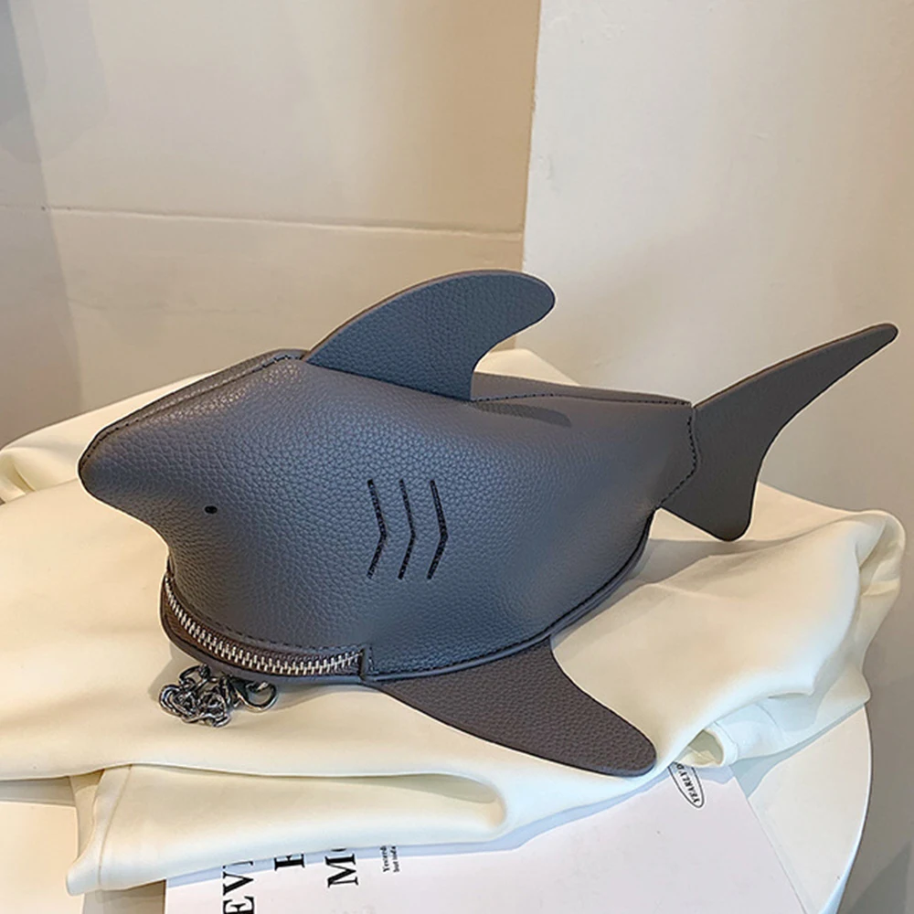 Cute-Shark-Shaped-Shoulder-Bag-Cartoon-Fish-Design-Crossbody-Bags-for ...