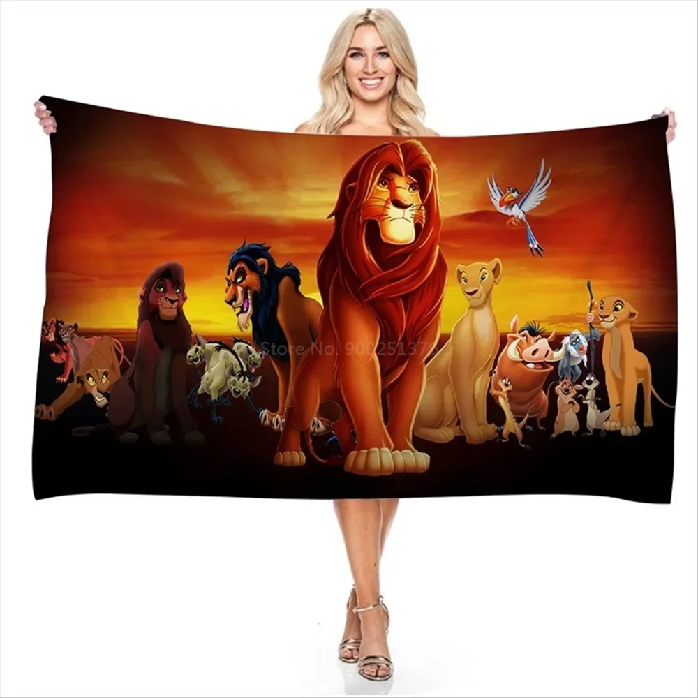 The-Lion-King-Simba-Bath-Towel-Children-Kids-Boys-Cartoon-Beach-Towel ...