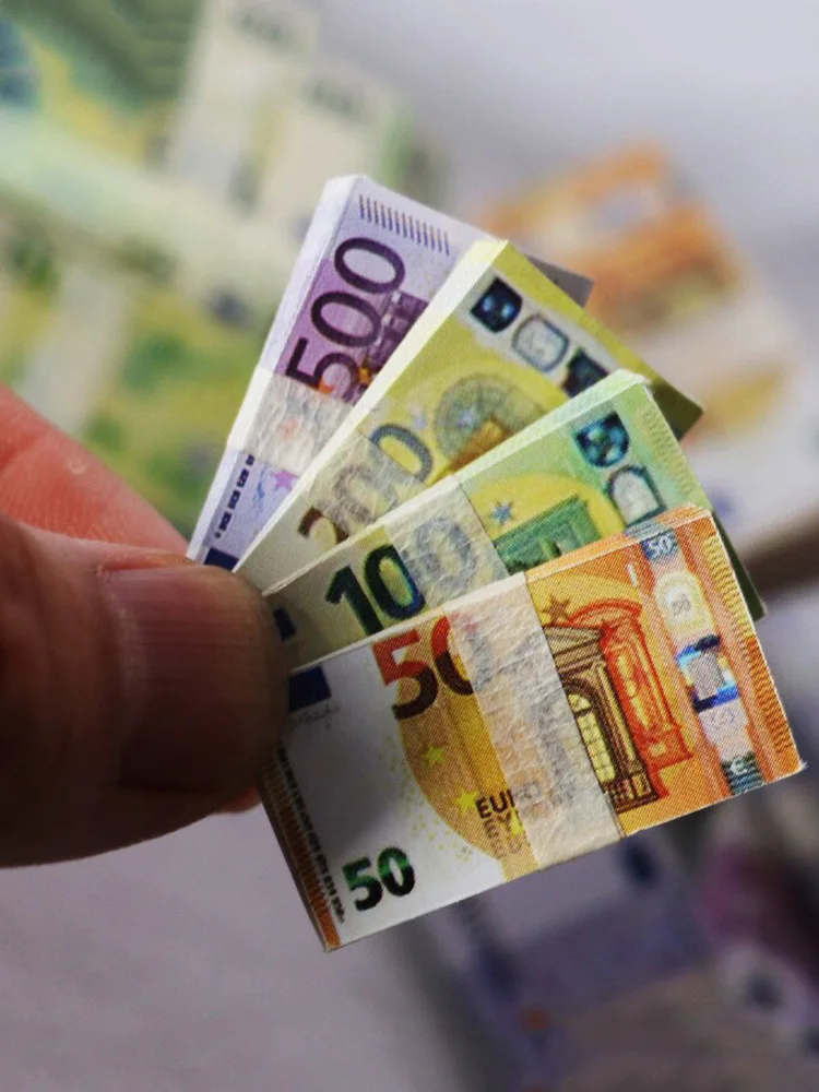 Mini-Moneda-de-5-paquetes-a-escala-1-12-billetes-de-dinero-en-Miniatura ...