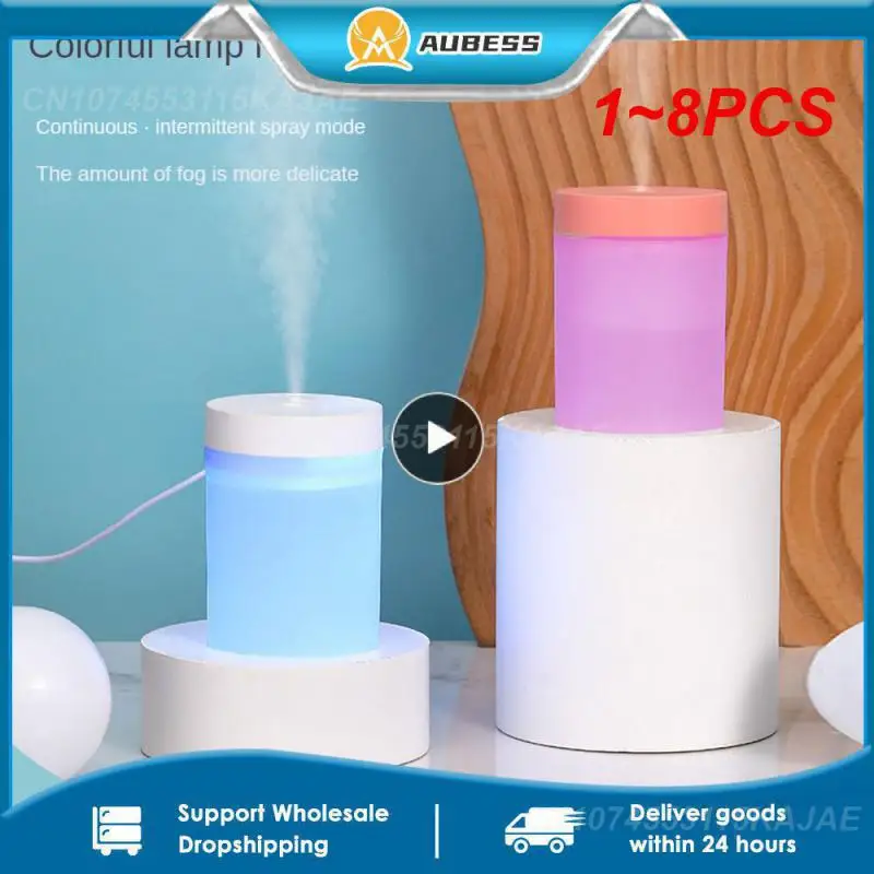1-8PCS-Air-Humidifiers-Portable-USB-Diffuser-With-Cool-Mist-Ultrasonic-Mist-Maker-For-Bedroom ...
