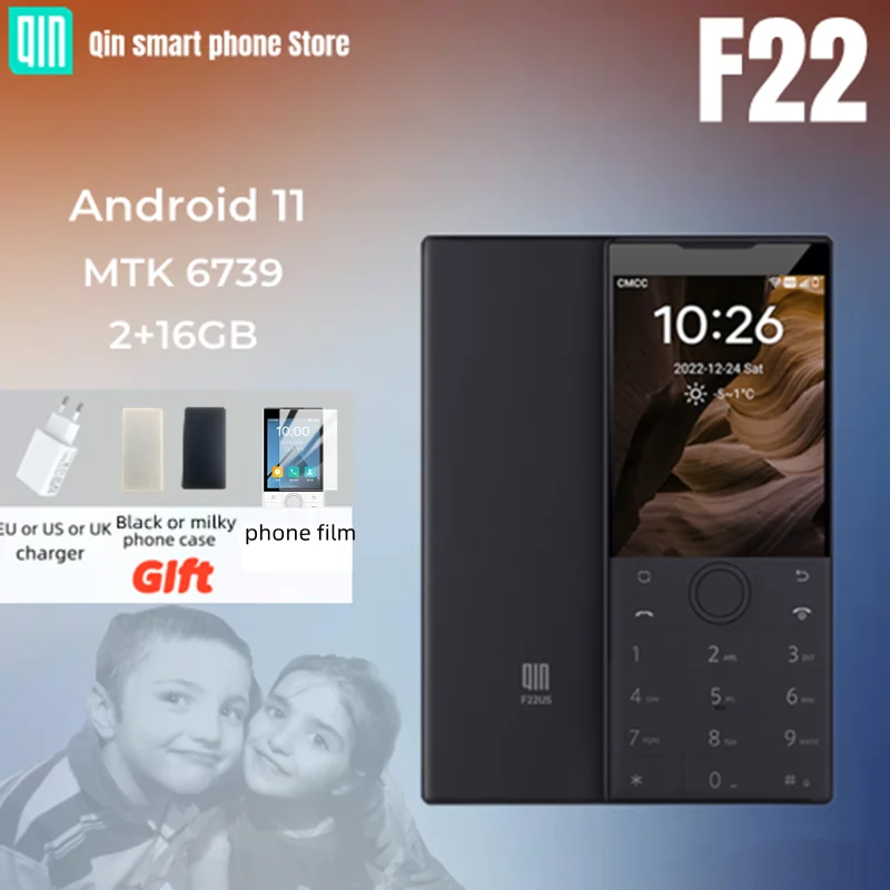 Duoqin F22 אנדרואיד 11 MTK6739 1700mAh 2G 16G מיני חכם מסך מגע 4G נייד טלפון משלוח חינם ...