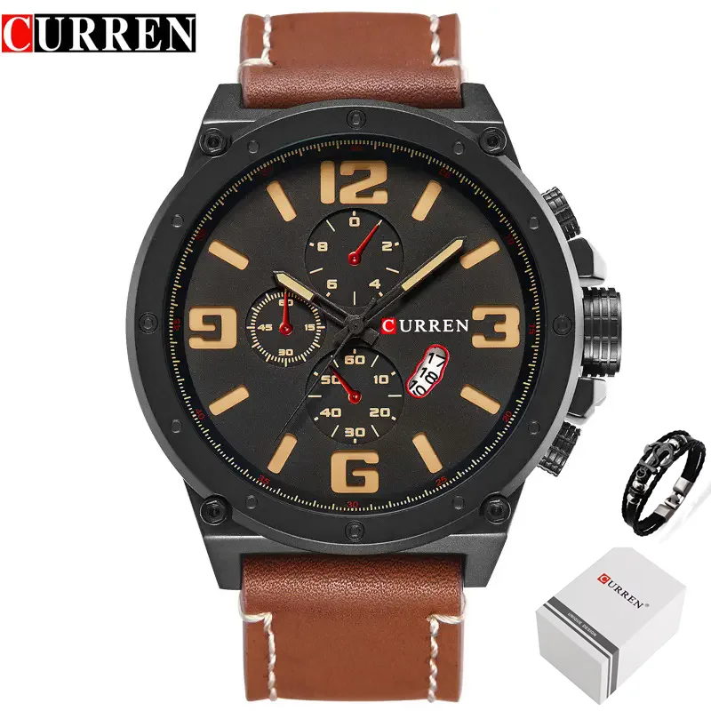 Curren-8230-Men-Watches-Quartz-Wrist-Watches-Date-Big-Dial-Men-s ...