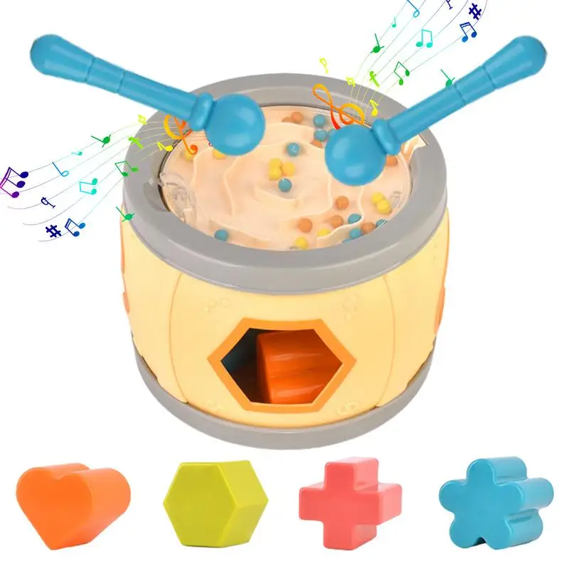 Toddler-Drum-Set-Kids-Portable-Children-Drum-Percussion-Music-Tissue ...