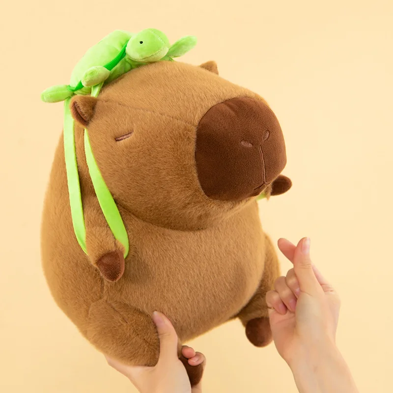 Super Cute Capybara With Turtle Backpack Capibara Plush Doll Giant ...
