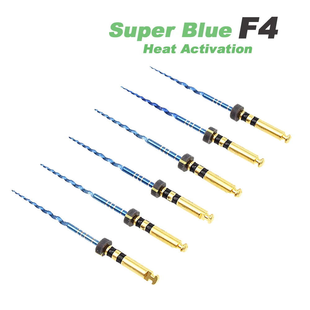 Dental Super Files Blue Rotary File Nickel Titanium Metal Root Canal ...