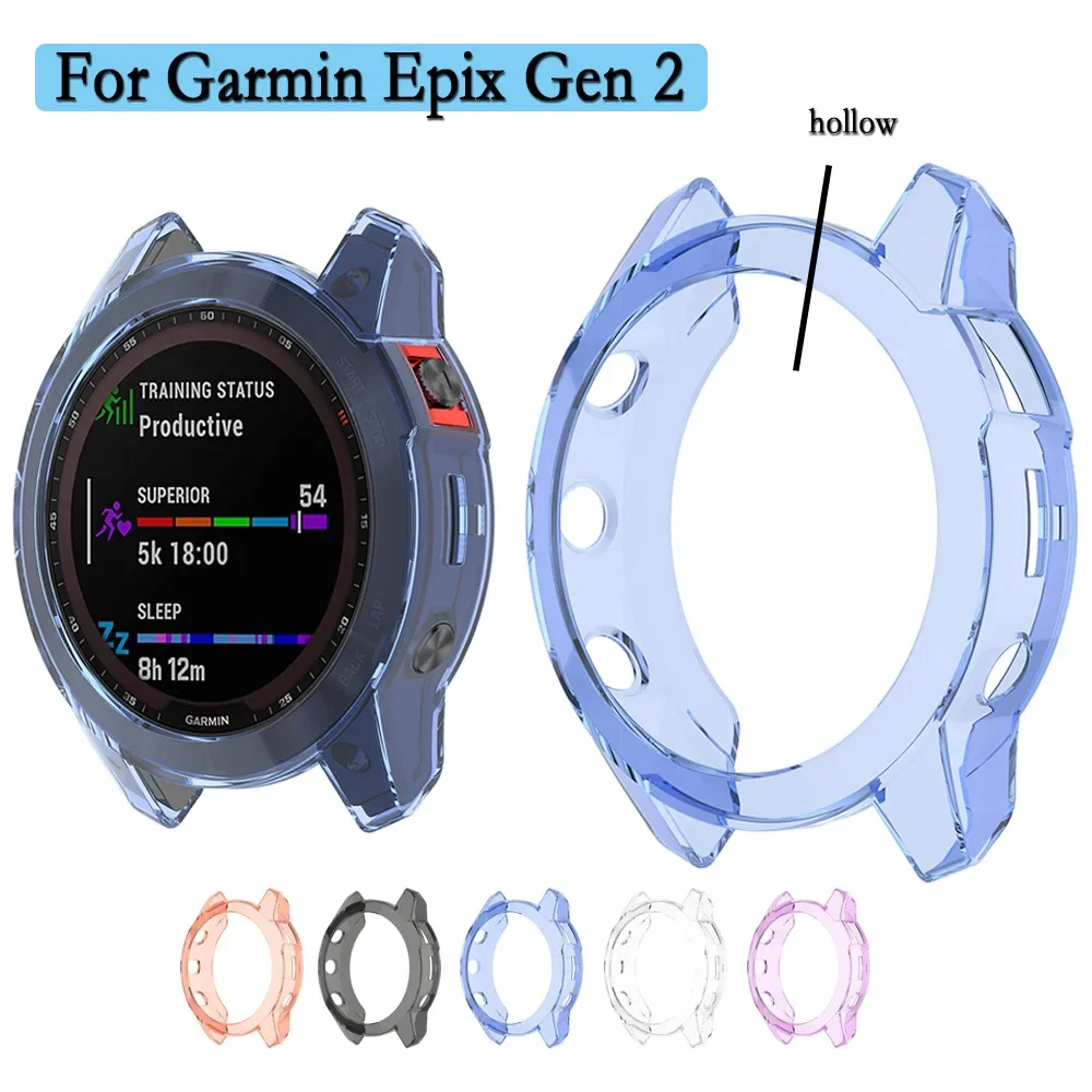Protective-Watch-Case-For-Garmin-Epix-Gen-2-Durable-TPU-Cover-Support ...