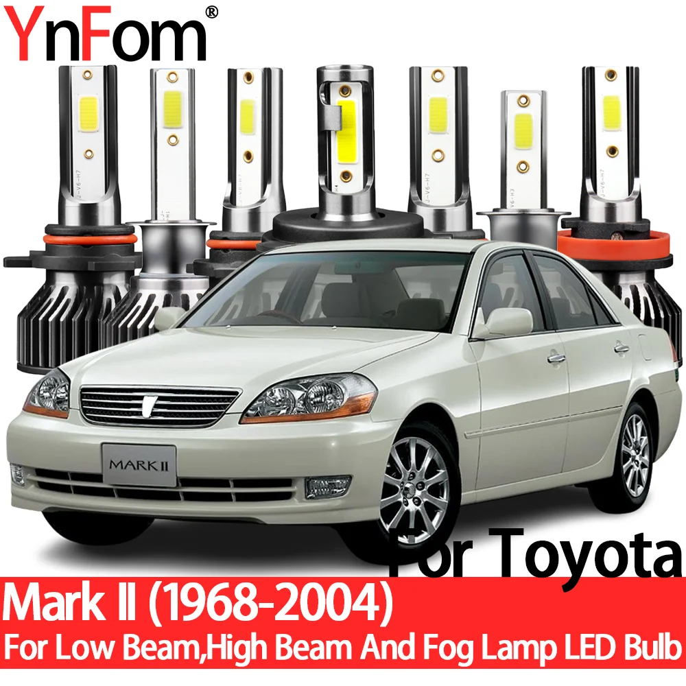 YnFom-For-Toyota-Mark-II-2-1968-2004-Special-LED-Headlight-Bulbs-Kit ...