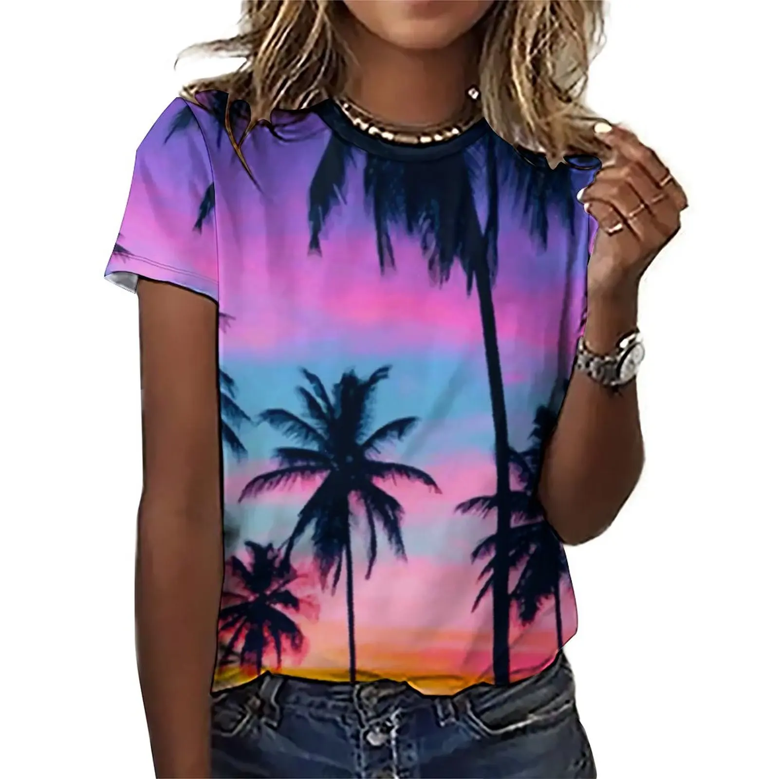 Palm Tree Print Clothing