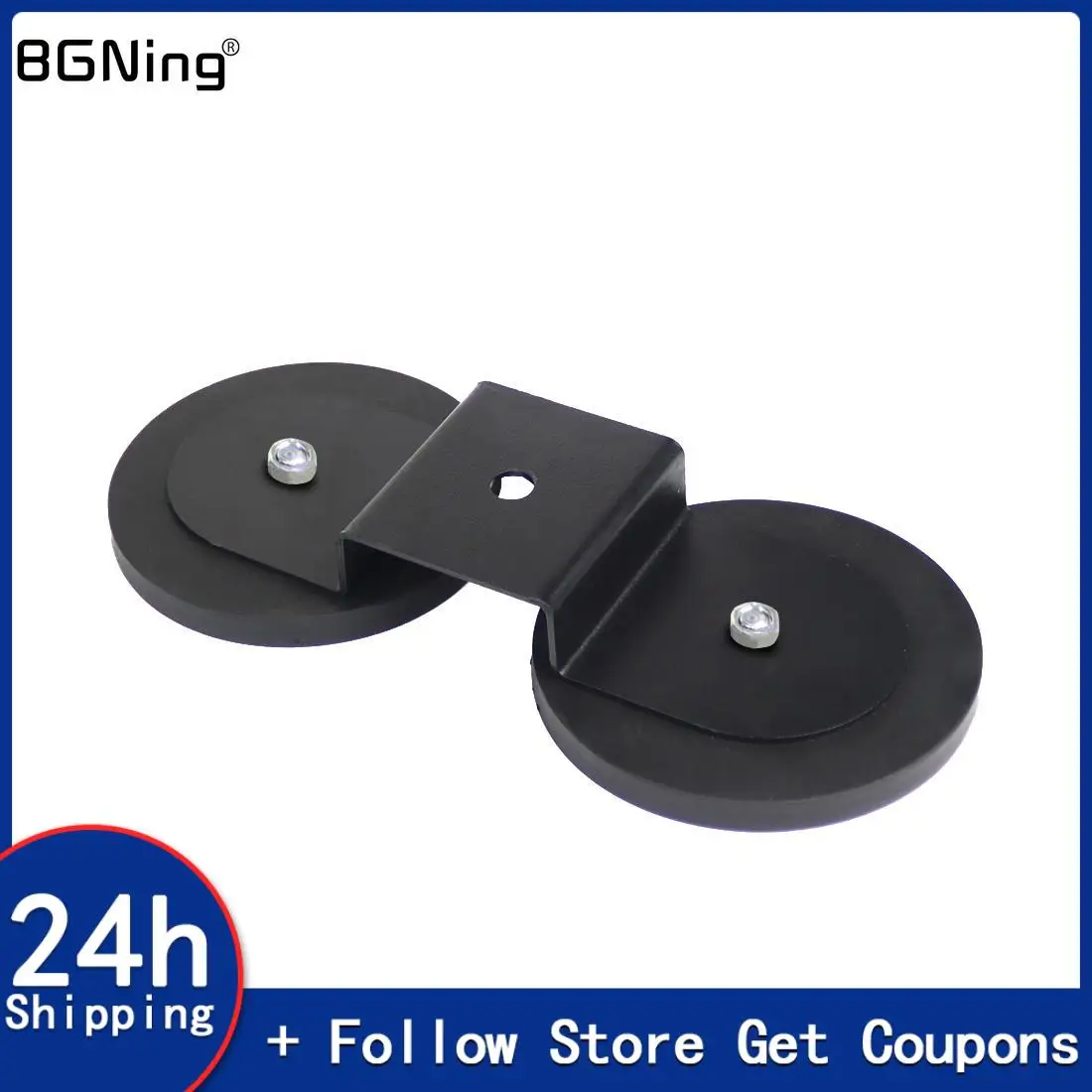 D66mm D88mm Dual Magnet Base Rubber Bracket Magnetic Mounting M10 Screw ...