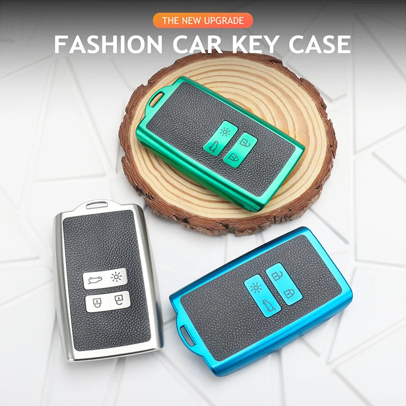 Car Key Case for Renault Dacia Duster Talisman Austral Clio 5 Captur ...