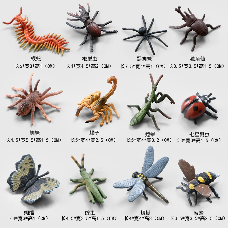 Realistic Insects | Insect Figure Set | Insect Model Set | Action ...