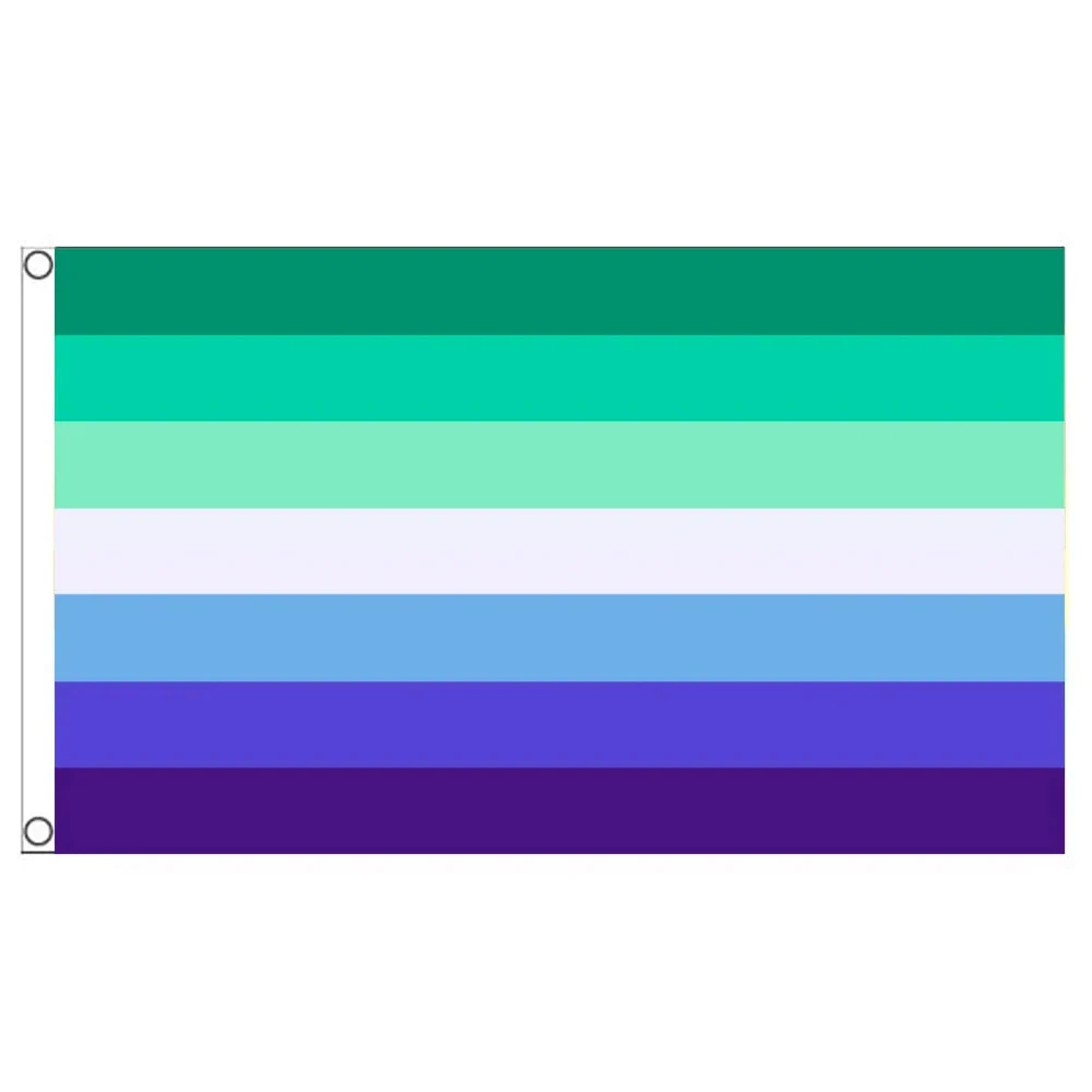 90x150cm-LGBT-Blue-Gay-Man-Transgender-Pride-Flag-Rainbow-Banner-For ...