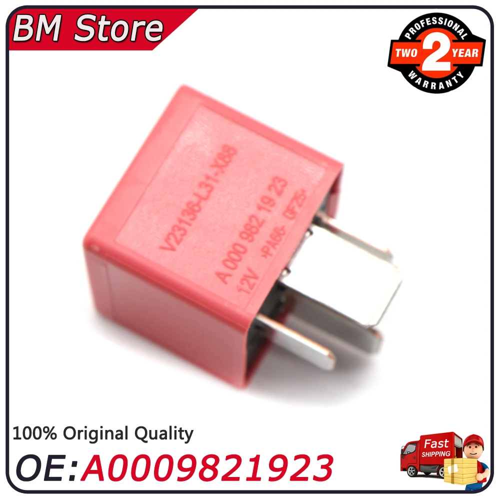 A0009821923 Car Relay Make Contact Black Moving Switch Fuse Socket ...
