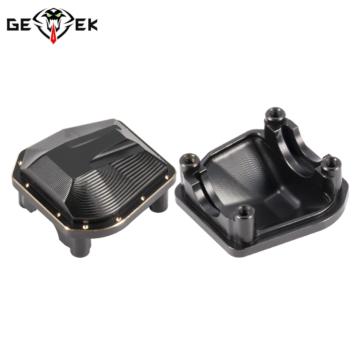 Heavy Duty Black Brass Diff Cover 33g for 1/10 Scale RC Comp Crawler ...