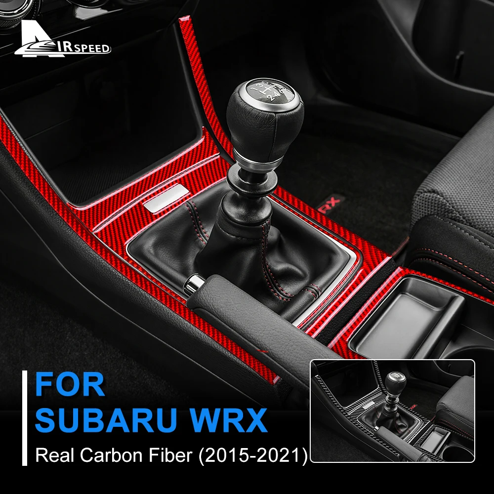 Real Soft Carbon Fiber Sticker For Subaru WRX 2015 2016 2017 2018 2019 ...
