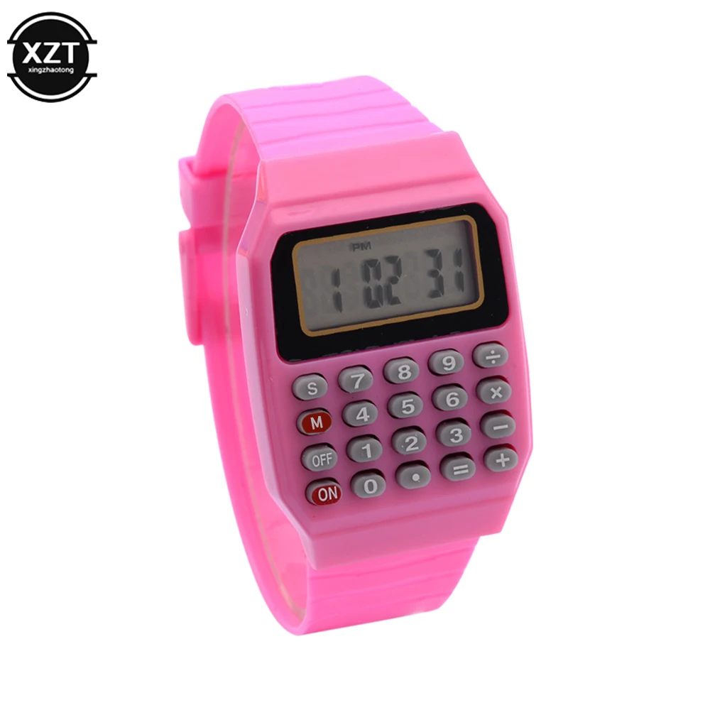 Children Electronic Calculator Silicone Hot Selling Computer Watch ...
