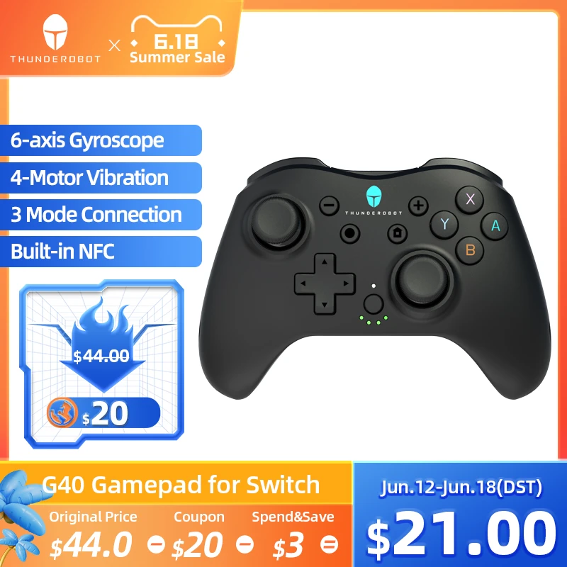 G40 Buletooth Gamepad Wireless Wired Vibration Joystick Controller For ...