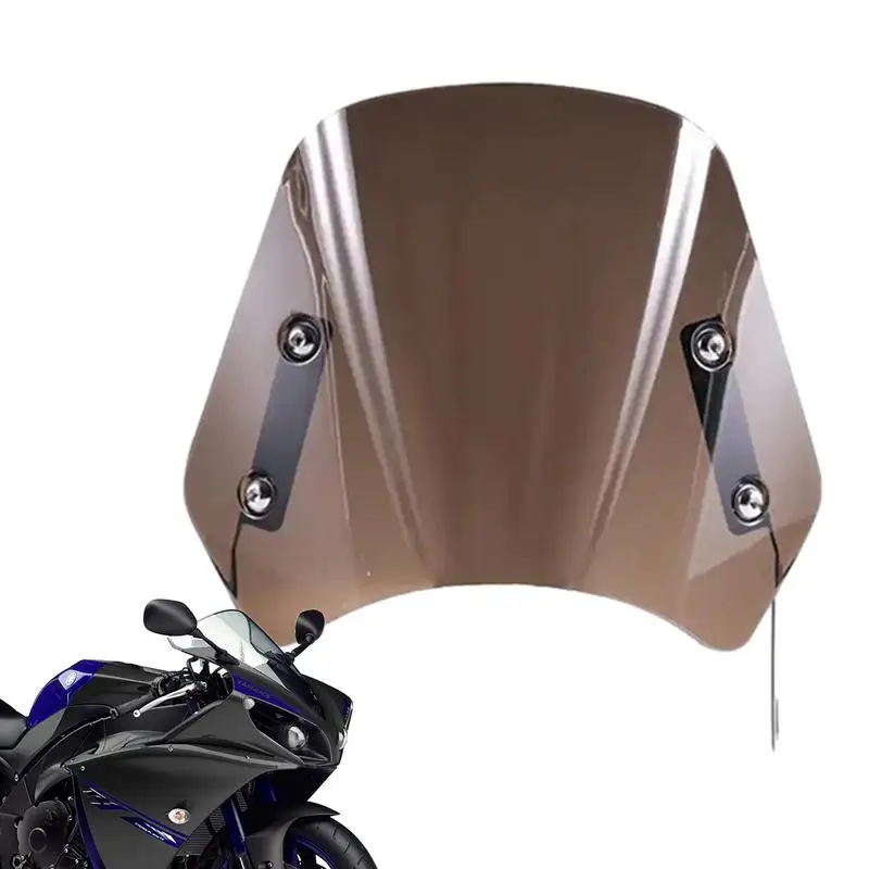 Wind-Screen-For-Motorcycle-Retro-Scooter-Windshield-Universal ...