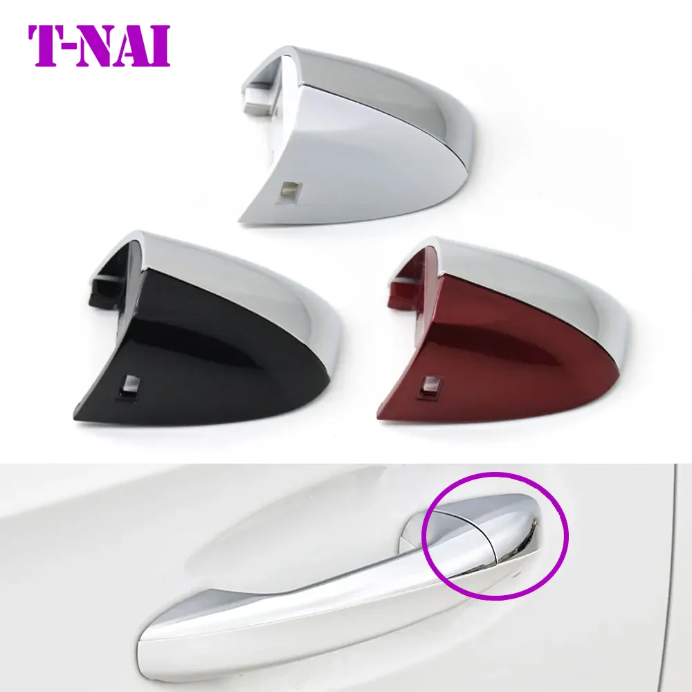 LHD-Car-Front-Left-Exterior-Door-Pull-Handle-Cap-Trim-Chrome-Cover-For ...