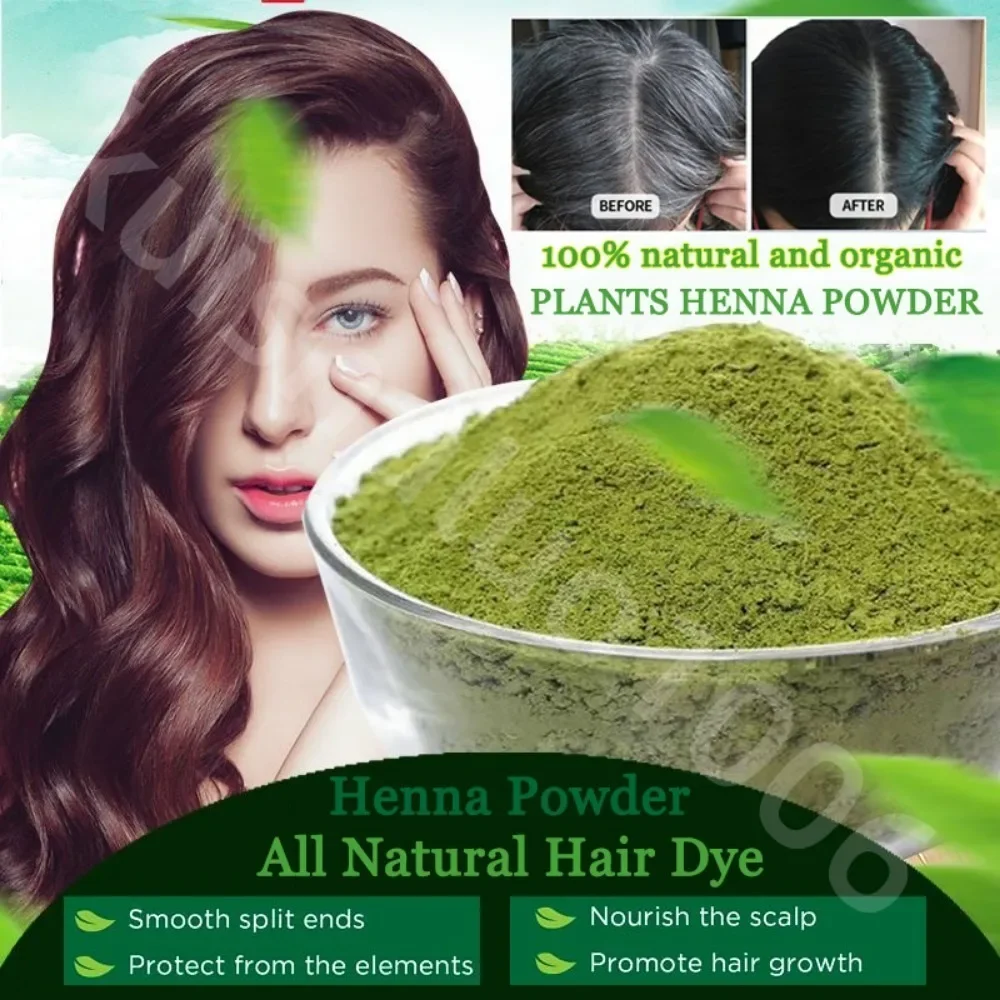 Natural-original-planta-de-ervas-henna-em-p-cor-de-cabelo-para-toda-a ...