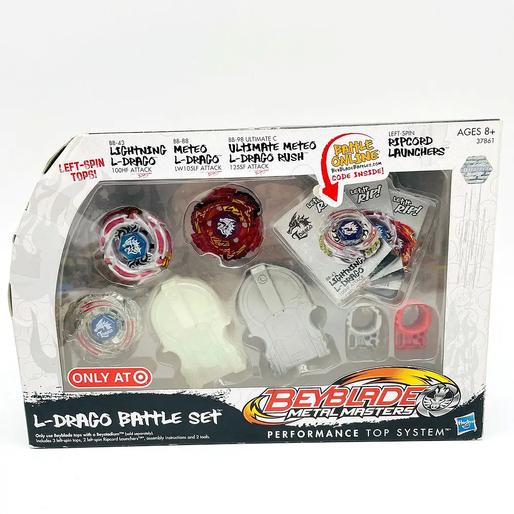 BEYBLADE-Metal-MASTERS-BB43-100HF-ATAQUE-E-BEYBLADES-BB-88-LW105LF-e ...
