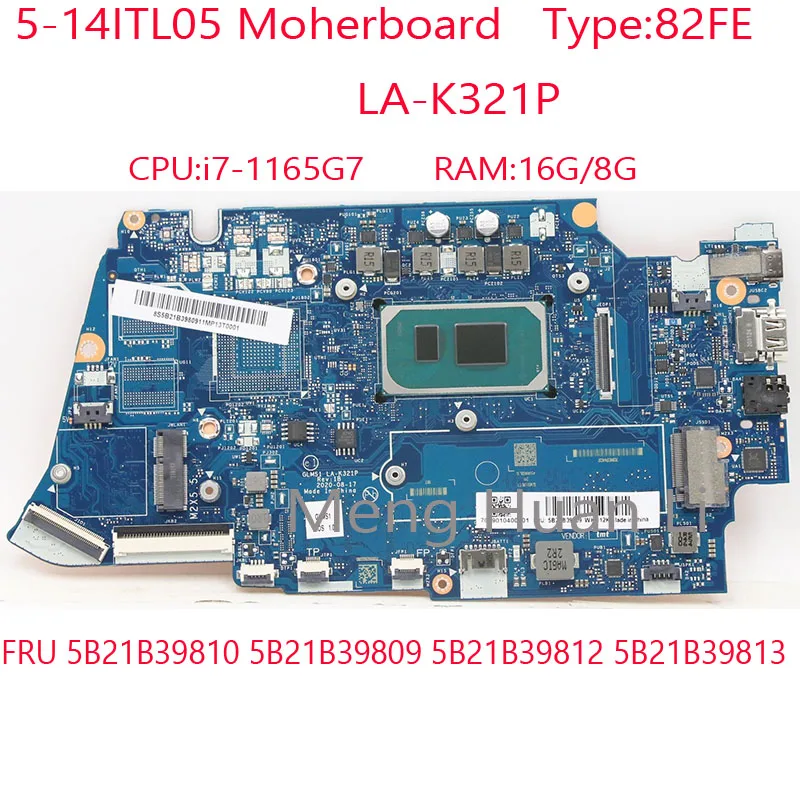 Moherboard-LA-K321P-5-14ITL05-5B21B39810-5B21B39809-5B21B39812 ...