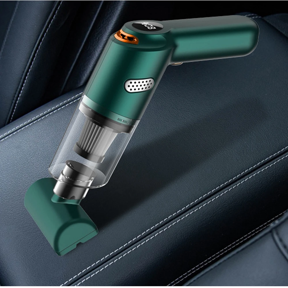 La couleur noire Mini aspirateur à main sans fil pour voiture, 120W ...