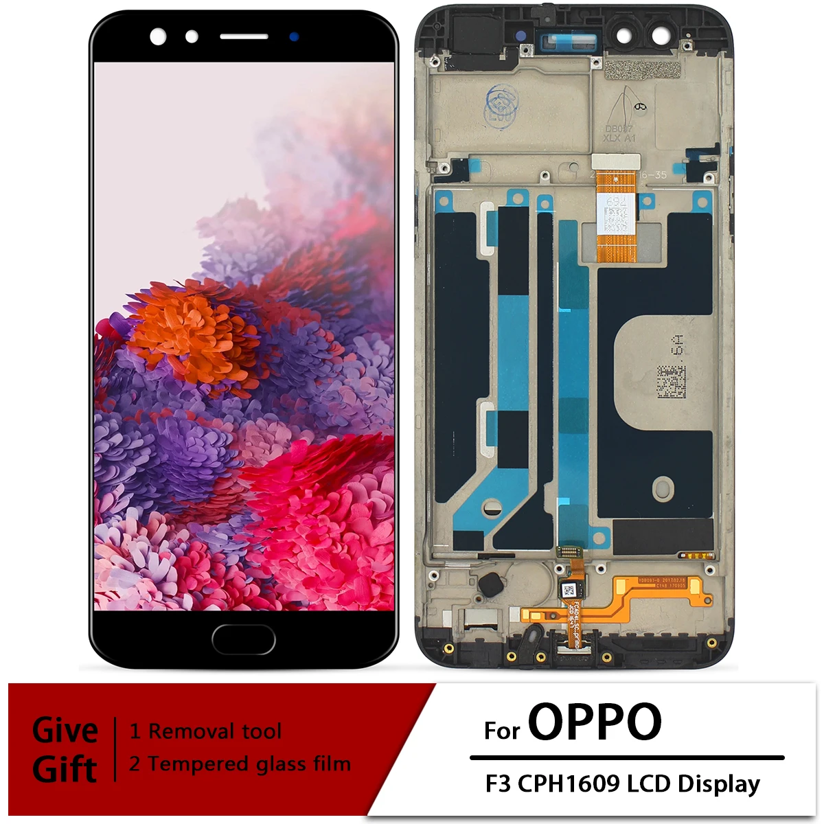 For-OPPO-F3-CPH1609-LCD-Display-Screen-Touch-Digitizer-Assembly-For-5-5 ...
