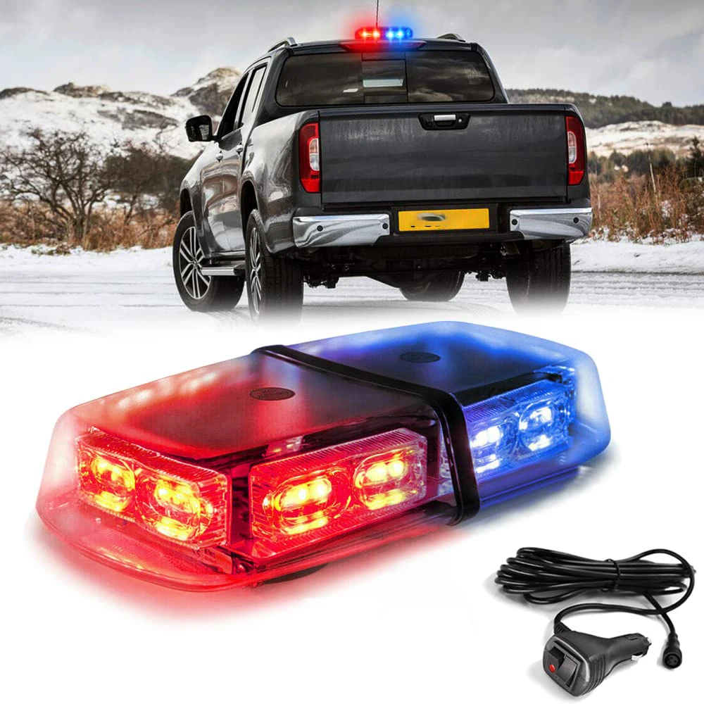 Emergency-Car-Roof-Top-Strobe-Light-Signal-Lights-Flashing-Safety ...