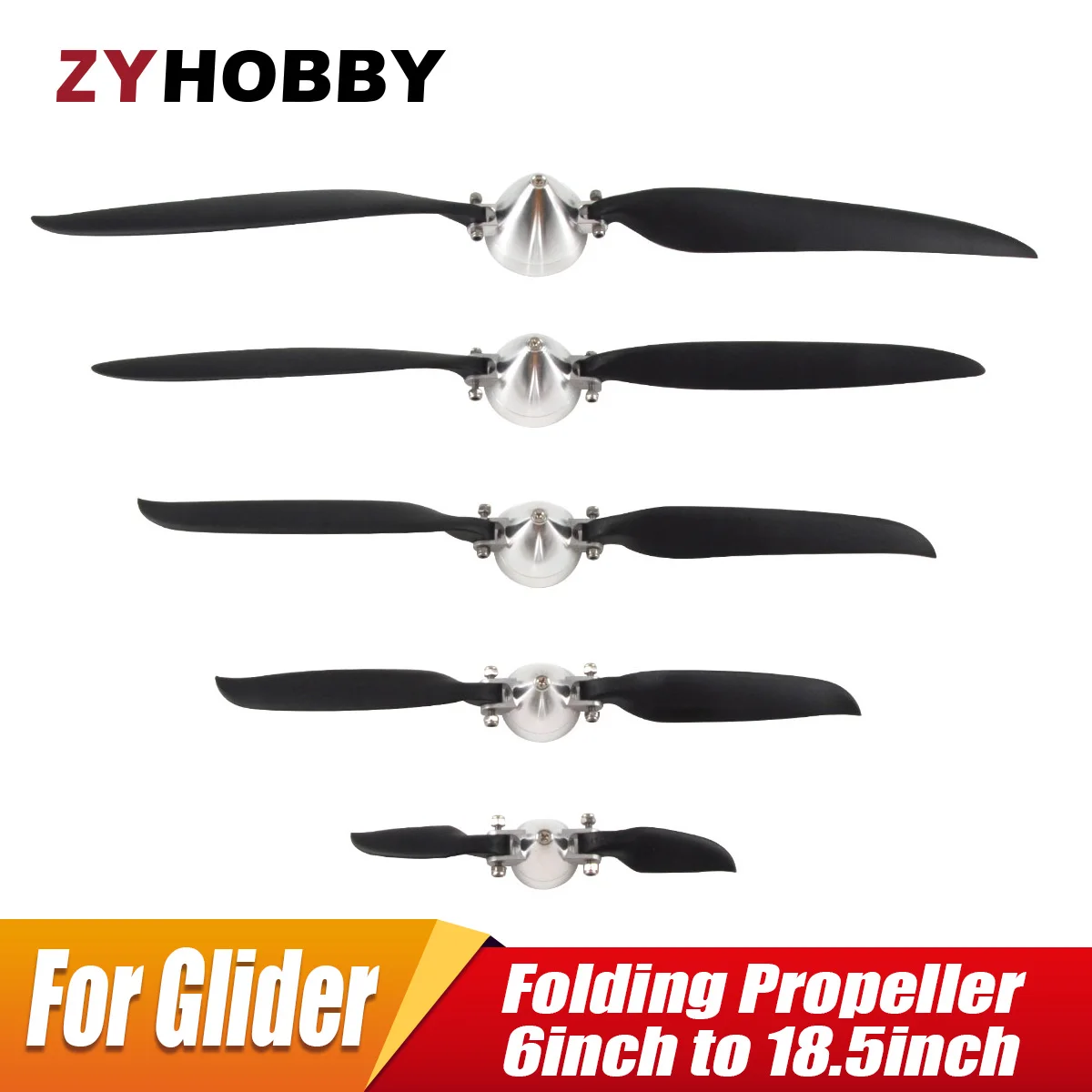 Folding Propeller 6inch to 18.5inch with Aluminum Spinner Cone Shaft ...
