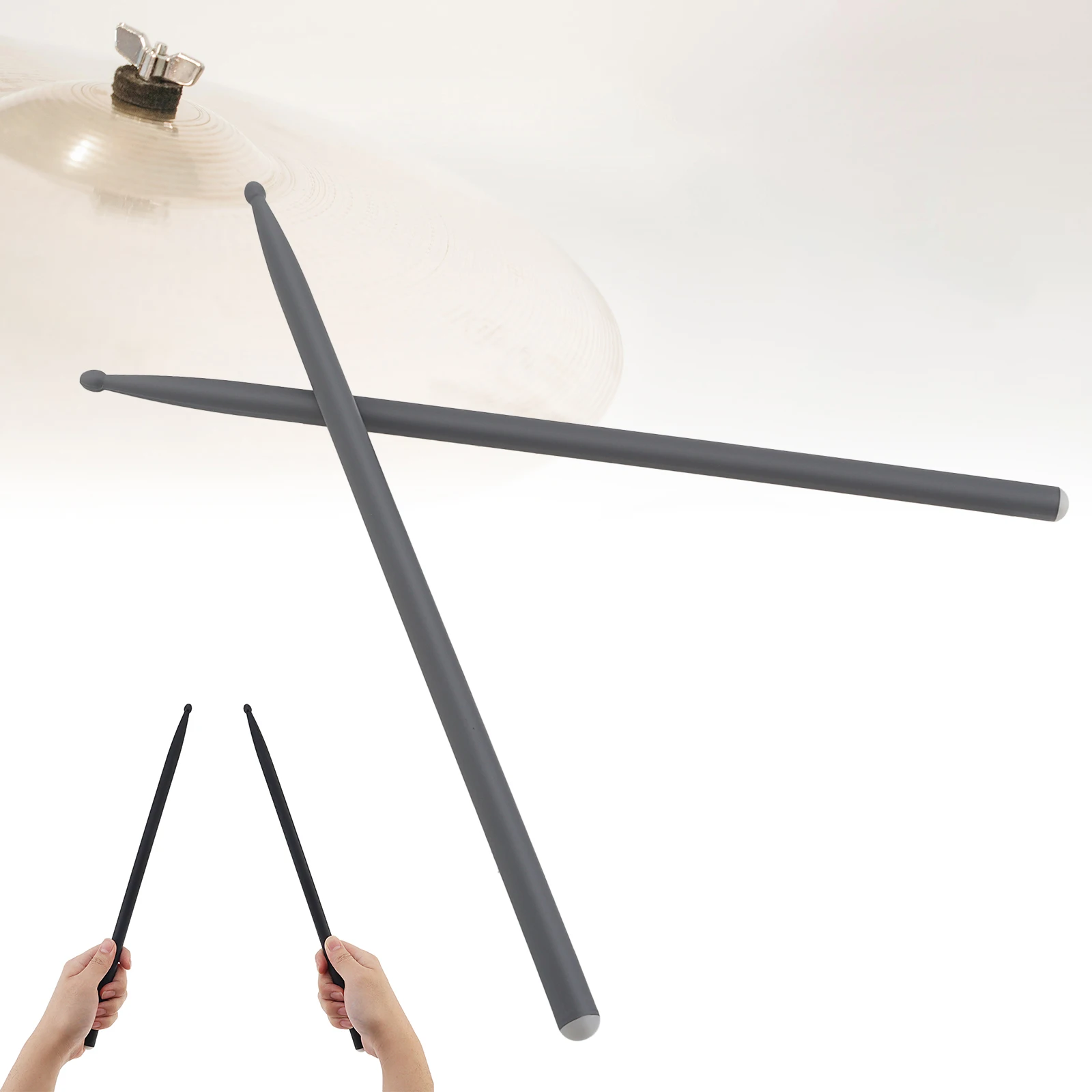 2Pcs 5A Carbon Fiber Drumsticks for Jazz Drum Exercise, Beginner ...