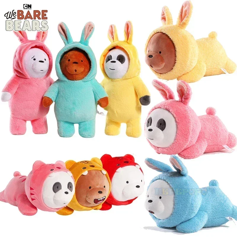 We Bare Bears Plush Toys Dress Up Tiger & Rabbit- Authentic and ...