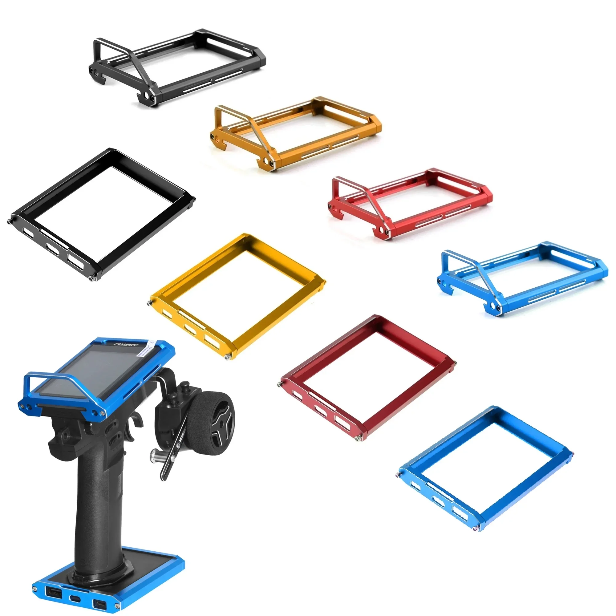 Metal-Transmitter-Protector-Frame-Carrying-Handle-YA-0711-For-Flysky ...