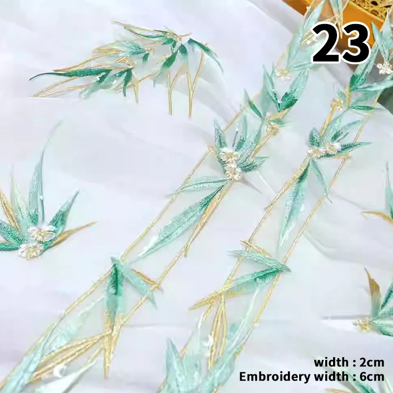 Chinese-Style-Embroidered-Hanfu-Collar-Lace-50cm-Heavy-Embroidery ...