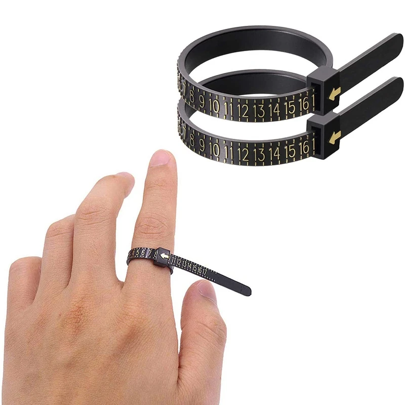 Ring Size Tool Kit Finger Size Measuring Tool With Jewel Polishing ...