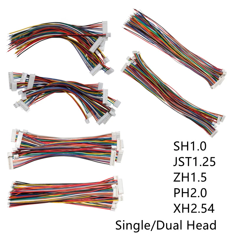 Jst Xh 2.54mm 4 Pin Connector | Xh2.54 2 Pin Connector Wire - Wire 1 ...