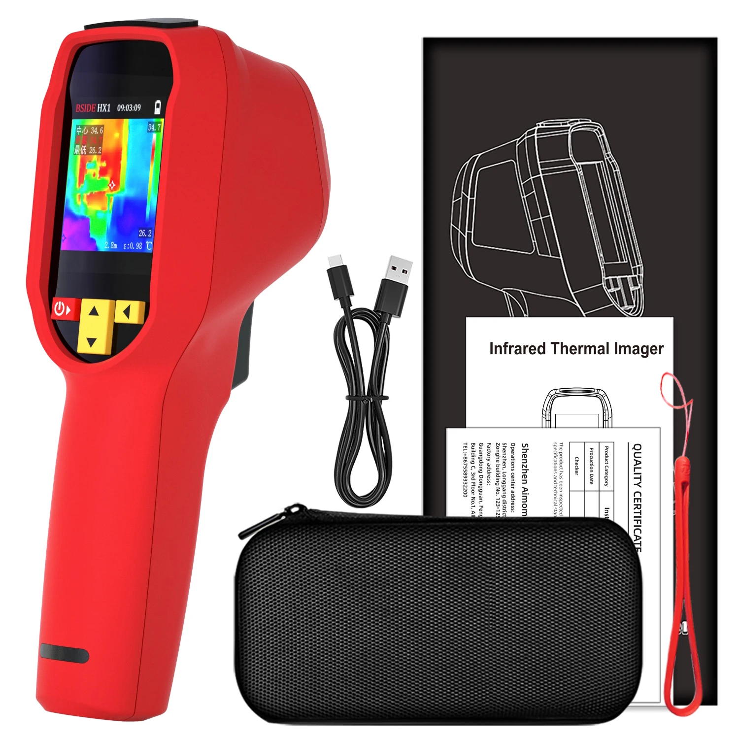 BSIDE-Thermal-Imaging-Camera-240X240-Thermal-Imager-Infrared ...