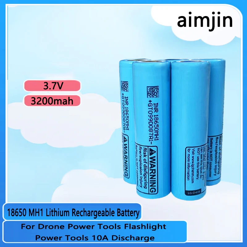 3-7V-18650-MH1-3200mah-Lithium-Rechargeable-Battery-For-Drone ...